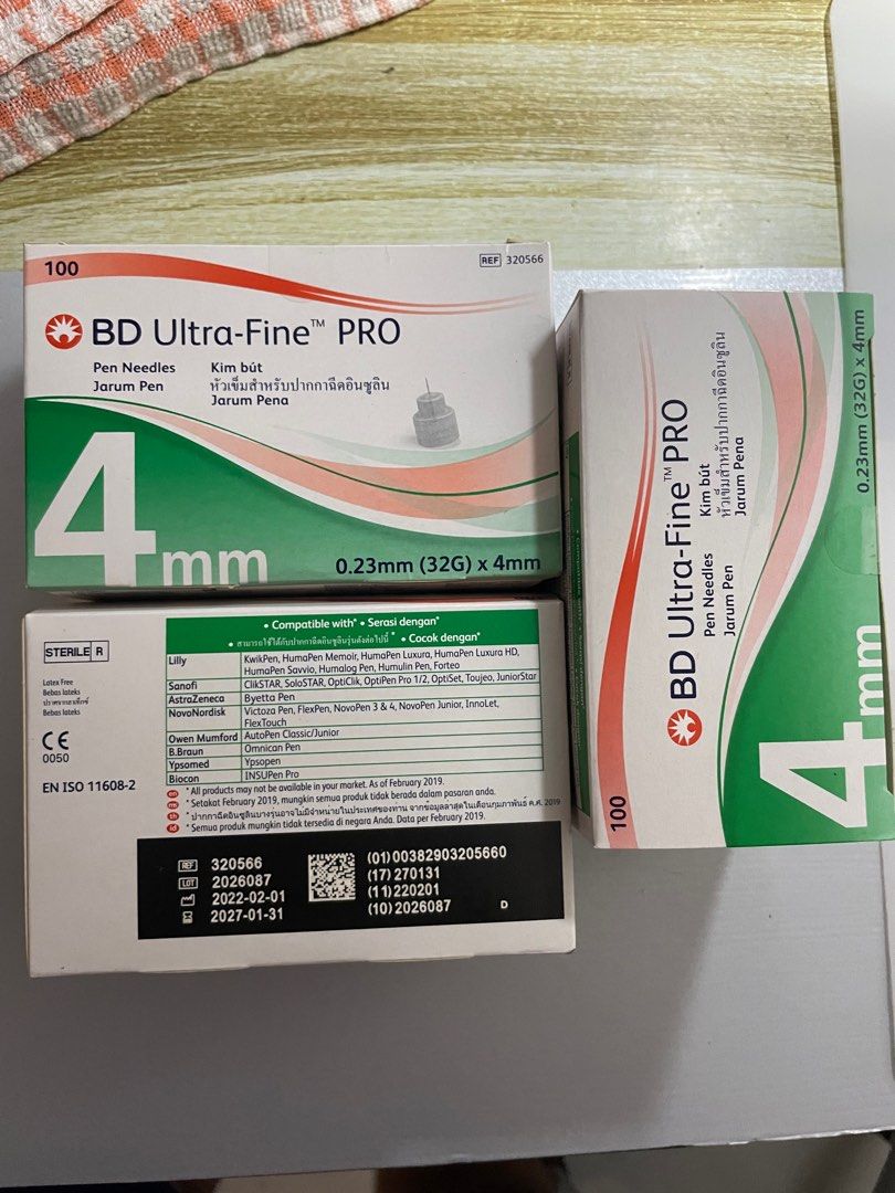BD ULTRA FINE PRO PEN NEEDLE, Health & Nutrition, Medical Supplies & Tools on Carousell