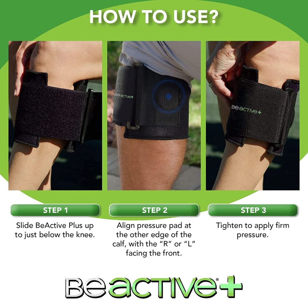 BEACTIVE Plus Acupressure System - Sciatica Pain Relief Brace For ...