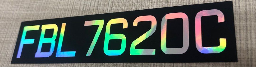 Bike front number plate- sticker/ metal/ acrylic, Motorcycles ...