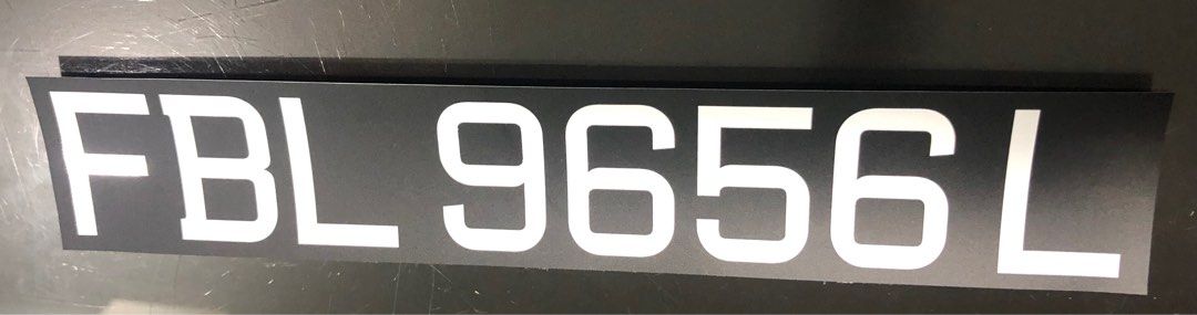 Bike front number plate- sticker/ metal/ acrylic, Motorcycles ...