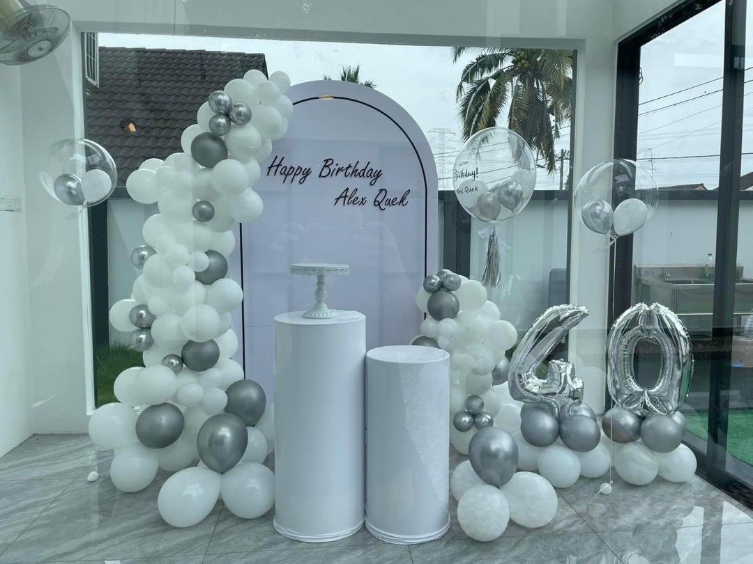 Birthday backdrop setup, Hobbies & Toys, Stationery & Craft, Occasions ...