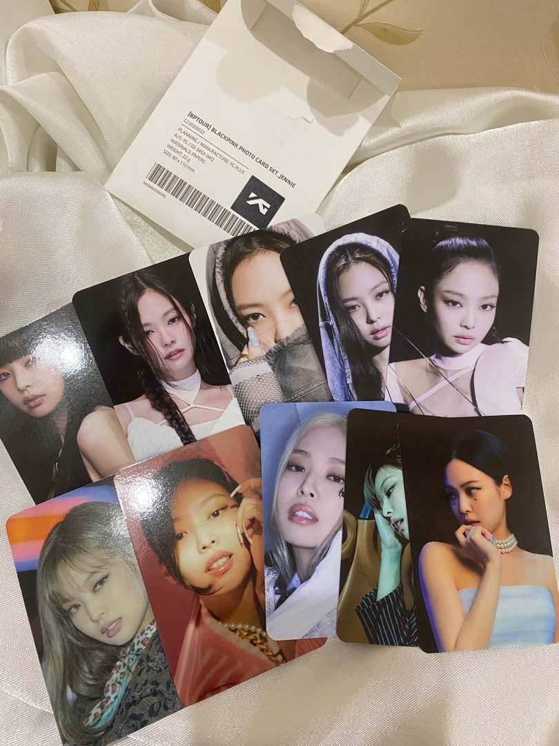 blackpink jennie photocard 10pcs, K-Wave di Carousell