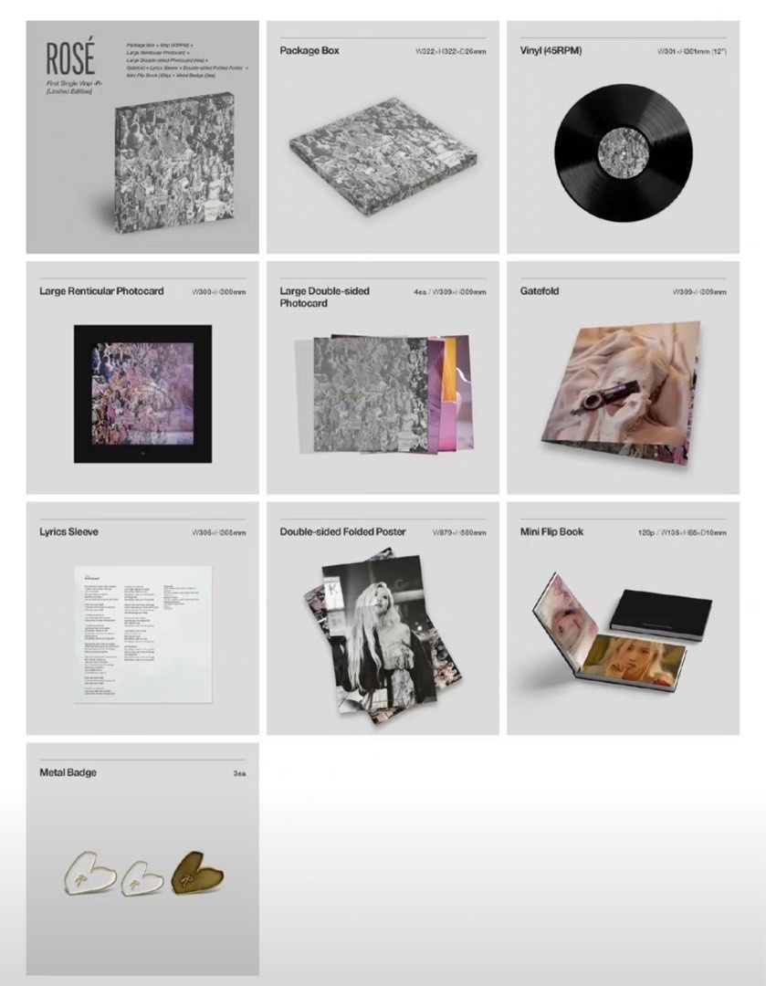 BLACKPINK ROSE ROLO VINYL LP , Hobbies & Toys, Collectibles ...