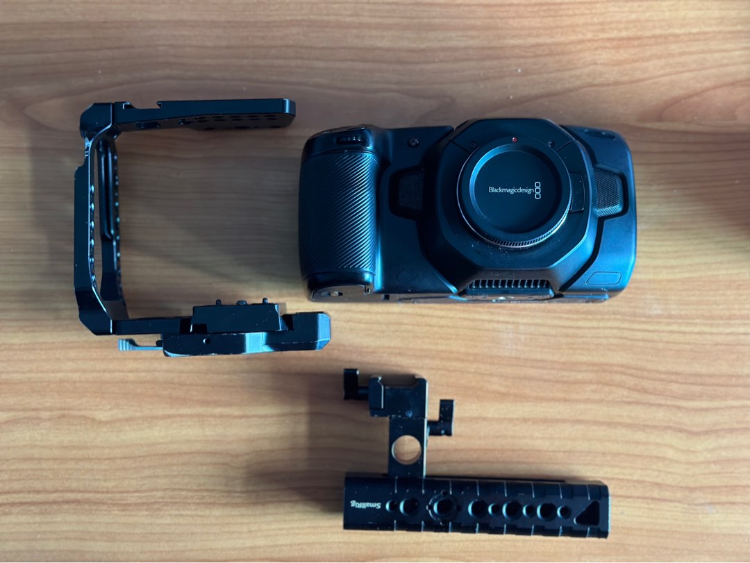 BMPCC 4K with Small Rig Half Cage and NATO Top Handle, Photography ...