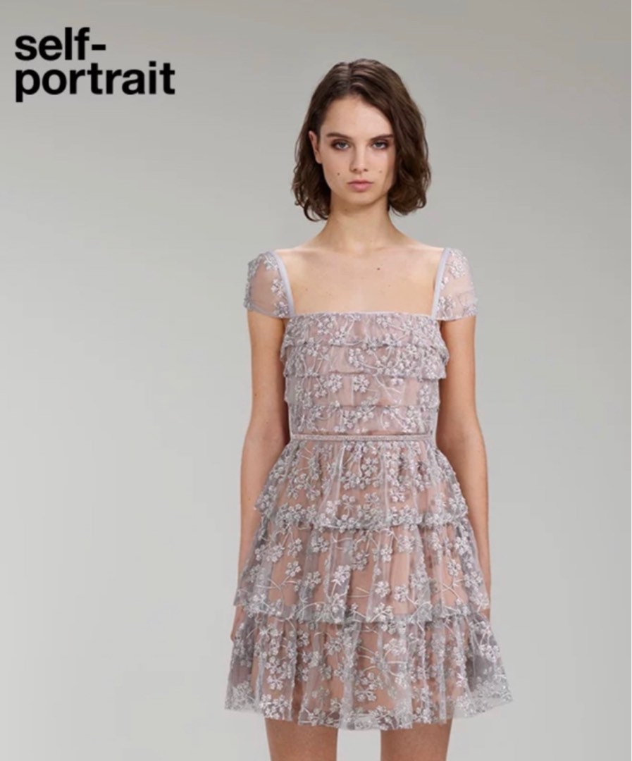 BN authentic self portrait dress in uk4, Women's Fashion, Dresses ...