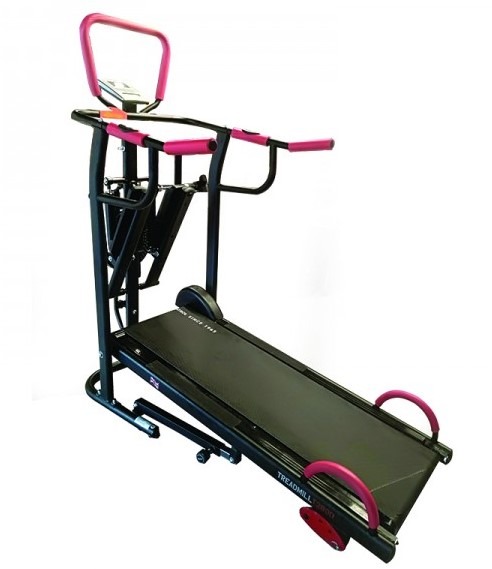 Body Sculpture- 4 in 1 Foldable Magnetic Treadmill w/ Figure Twister ...
