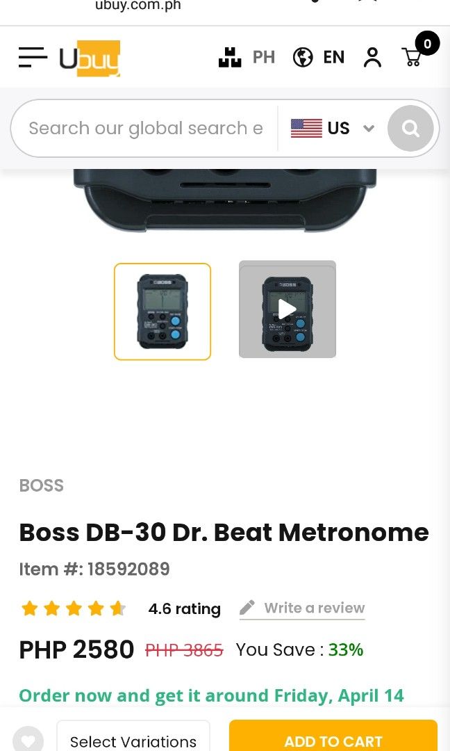 Boss DB-30 Dr. Beat Metronome, Audio, Other Audio Equipment on Carousell