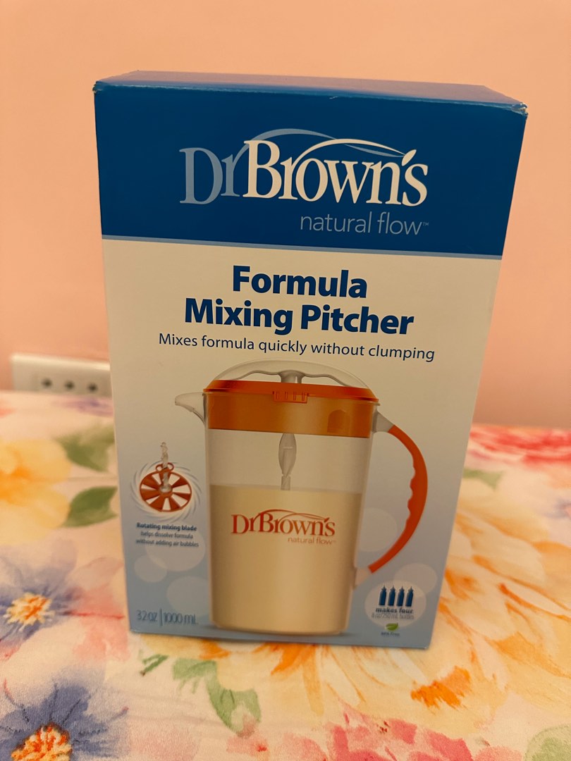 [Brand New] DrBrown’s Formula/Breastmilk Mixing Pitcher - Orange on ...