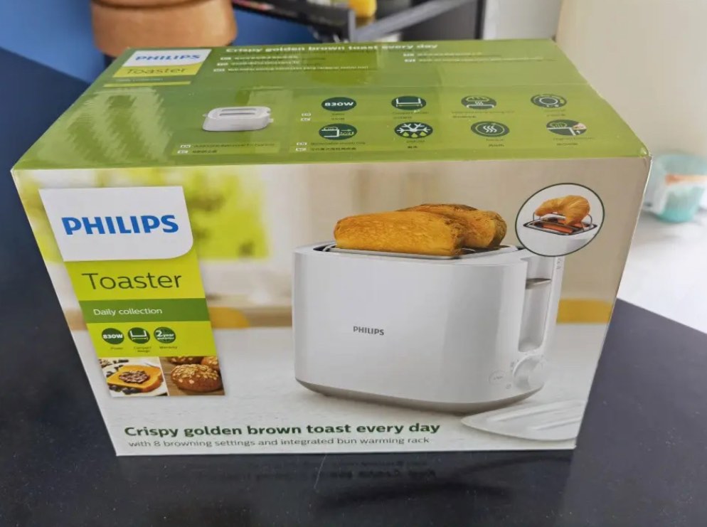 Brand new Philips Toaster with box protected, TV & Home Appliances ...