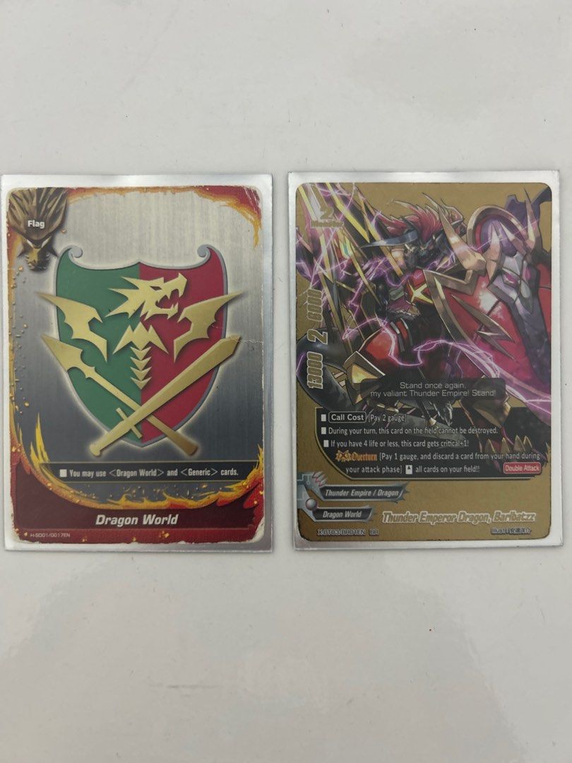 Buddyfight Dragon World Thunder Empire Deck, Hobbies & Toys, Toys ...