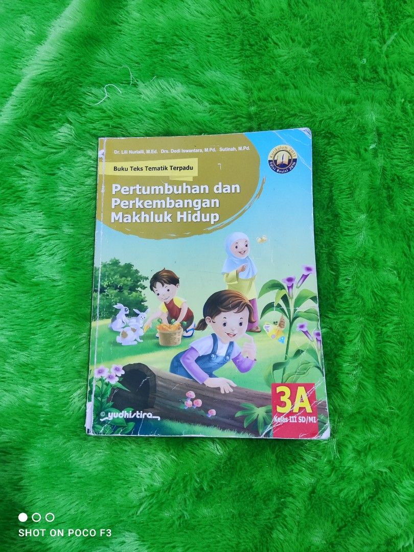 Buku teks tematik terpadu kelas 3 yudhistira 3A, 3E, 3F Preloved, Buku ...