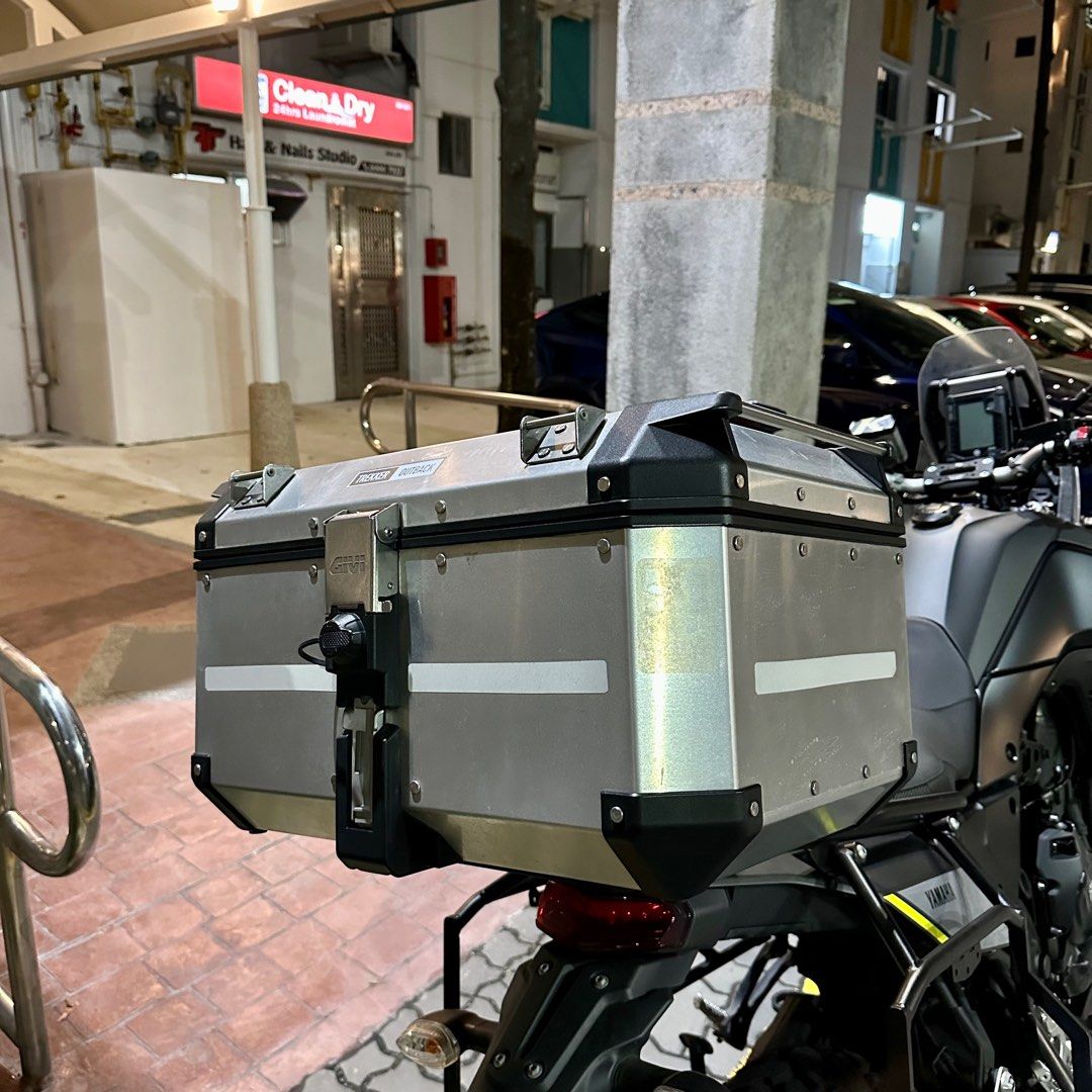 Bumot tenere 700 t7 pannier rear rack baseplate enduristan givi kriega ...