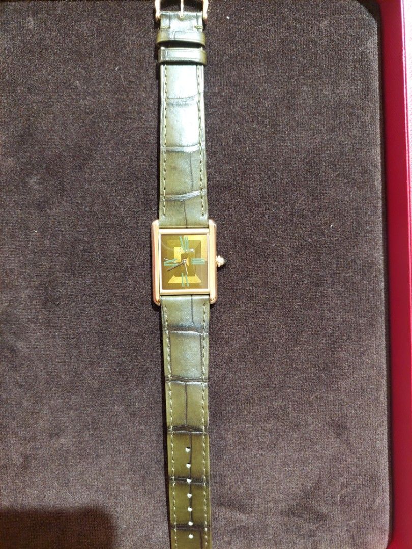 Cartier Tank Japan Edition, Luxury, Watches on Carousell