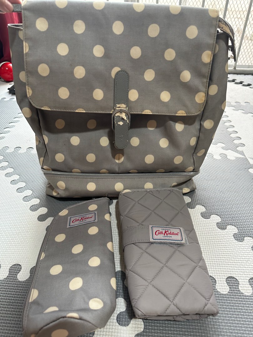 Cath Kidston Button Spot Changing Rucksack/Diaper/Nappy Bag, Babies ...