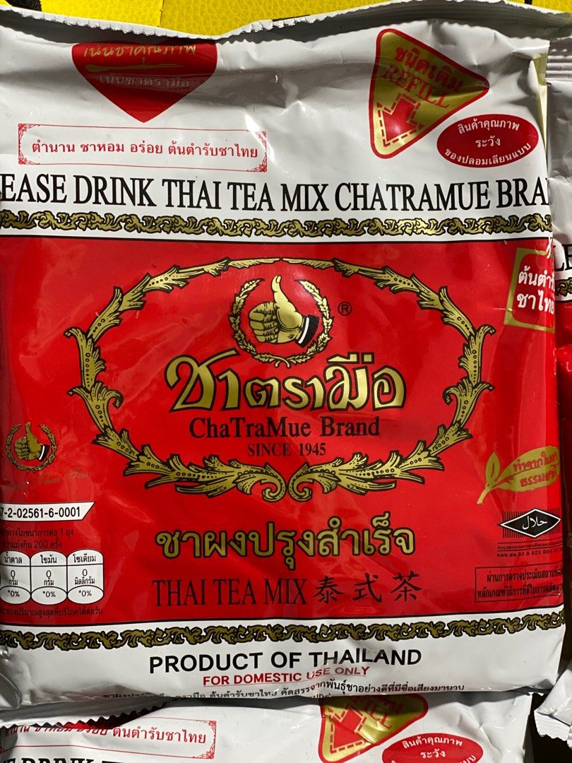 Cha Tra Mue Original Thai Tea 400g, Food & Drinks, Beverages on Carousell