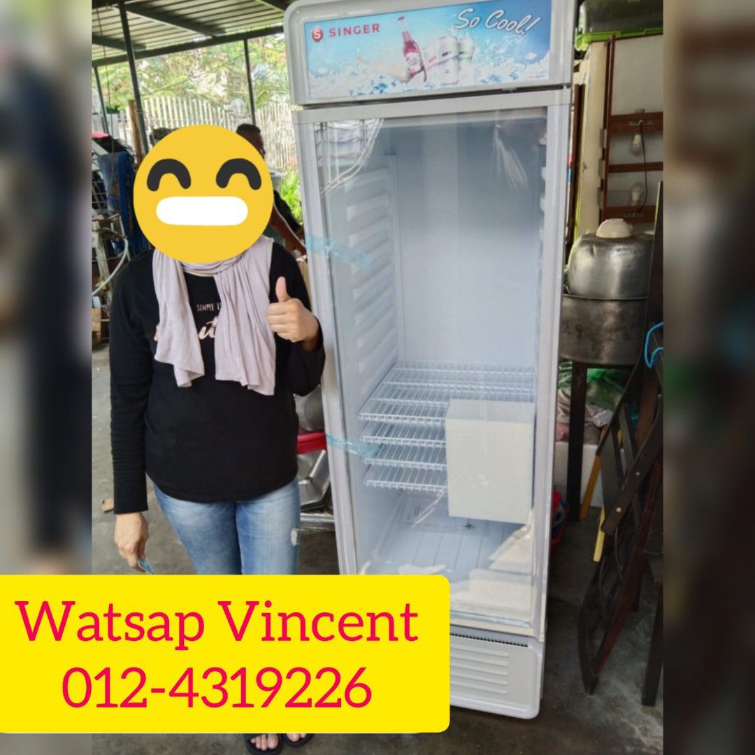 Chiller 1 Door 300L Ansuran Kedai, TV & Home Appliances, Kitchen ...