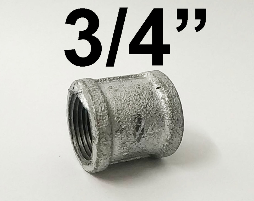 CHINA GI COUPLING 3/4" THREADED SCREW TYPE GALVANIZED IRON, Furniture ...