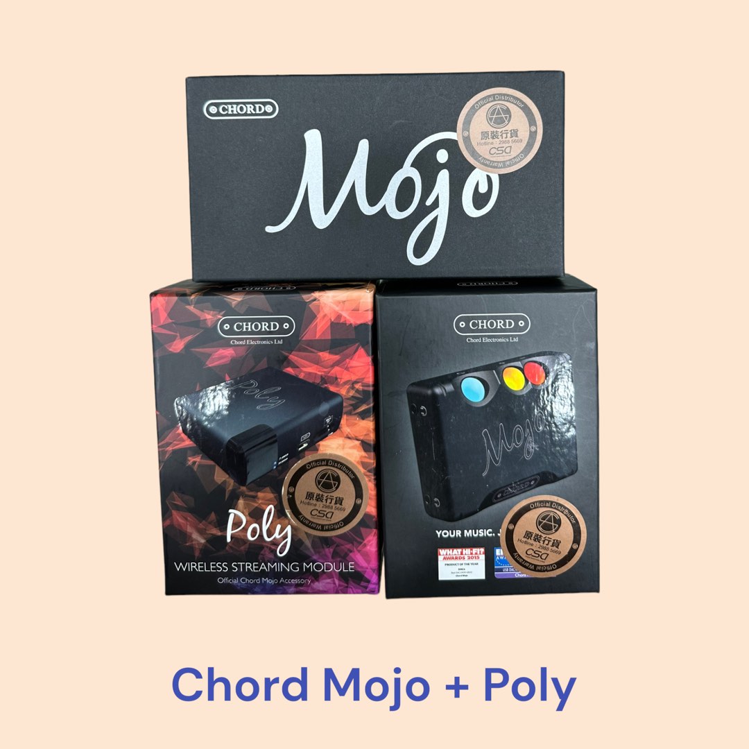 Chord Mojo + Poly, 音響器材, Soundbar、揚聲器、藍牙喇叭、耳擴 - Carousell