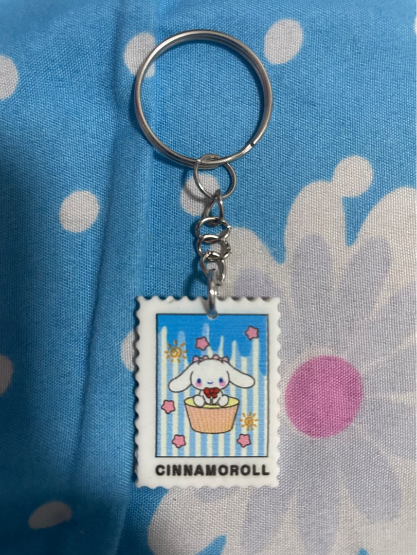Cinnamoroll Poster Keychain, Women's Fashion, Watches & Accessories ...