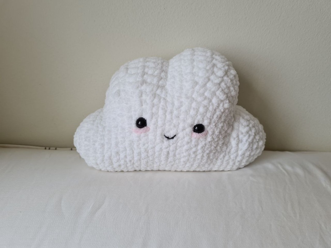 Cloudie the Cheerful Cloud, Hobbies & Toys, Stationery & Craft, Handmade Craft on Carousell