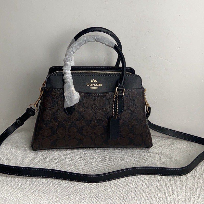 Coach Darcie Carryall Bag in Signature Canvas, Luxury, Bags & Wallets ...