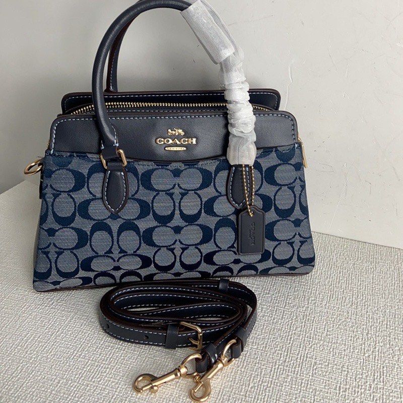 Coach Darcie Carryall Bag in Signature Canvas, Luxury, Bags & Wallets ...