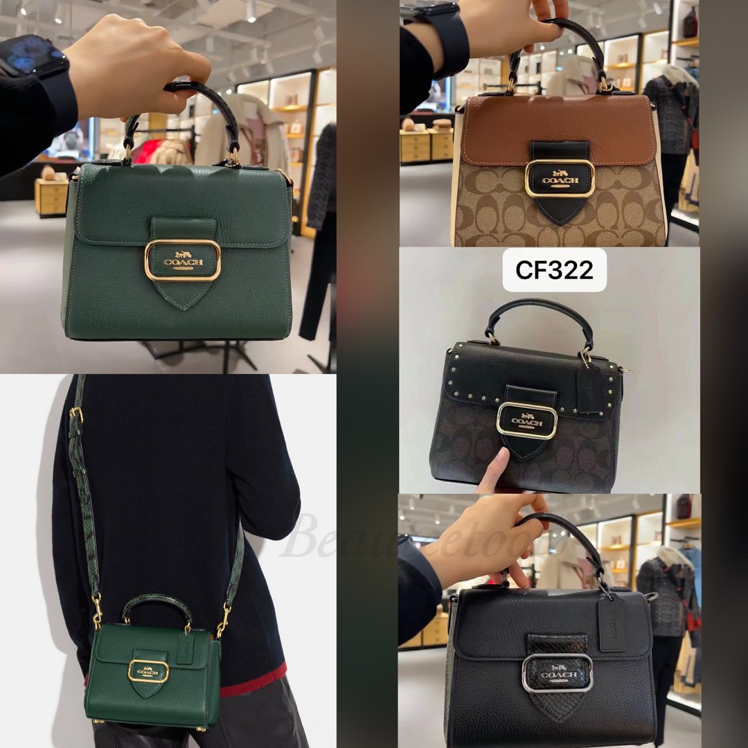 Coach Morgan Top Handle Satchel Bag, Luxury, Bags & Wallets on Carousell