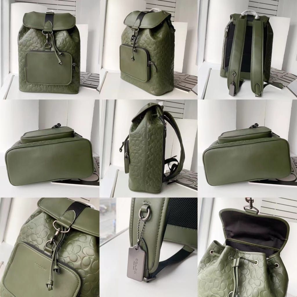 Coach Sullivan Backpack In Signature Canvas, Signature Leather (Men ...