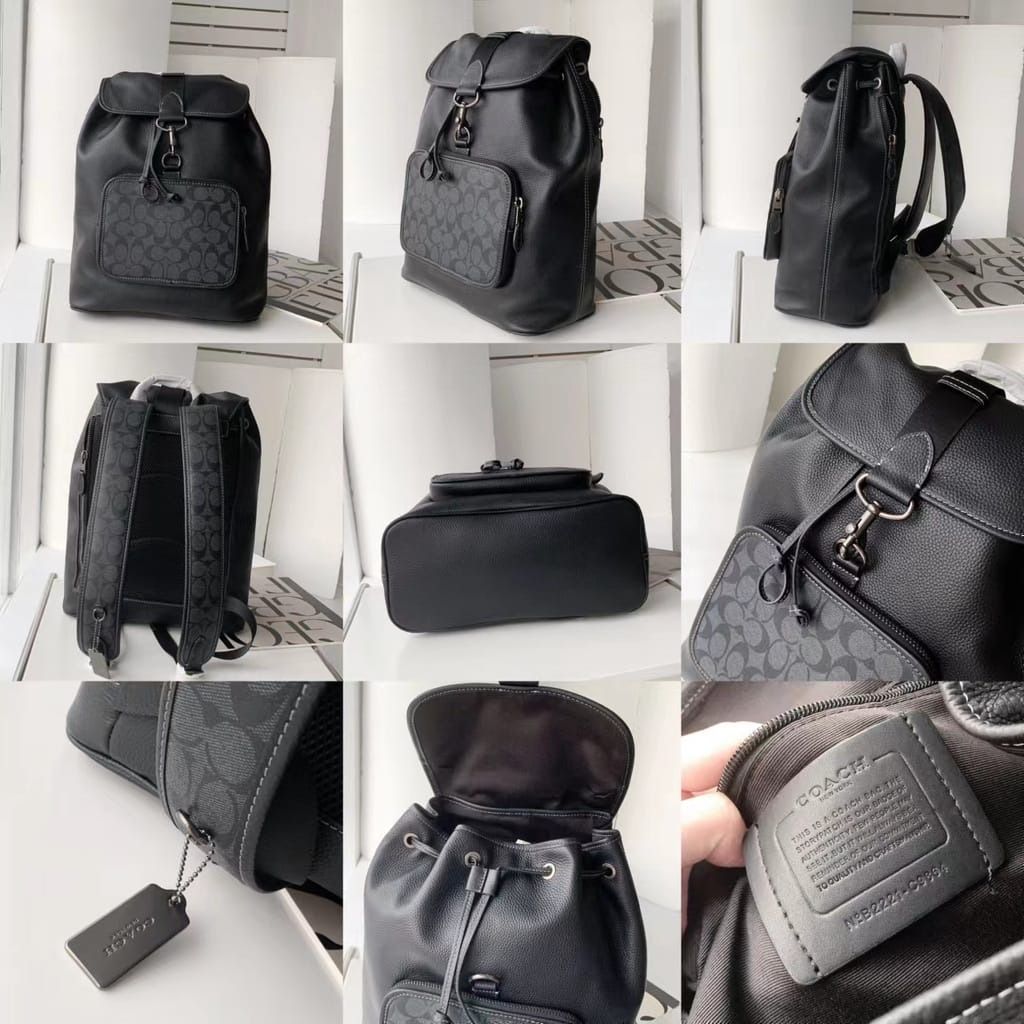 Coach Sullivan Backpack In Signature Canvas, Signature Leather (Men ...