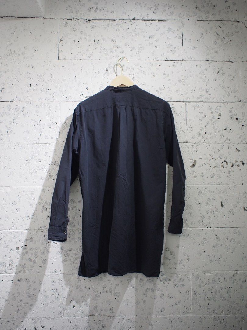 COMOLI band collar shirt, 男裝, 上身及套裝, 西裝 - Carousell