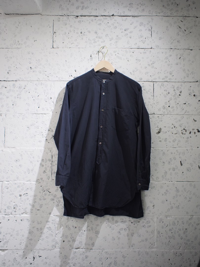 COMOLI band collar shirt, 男裝, 上身及套裝, 西裝 - Carousell