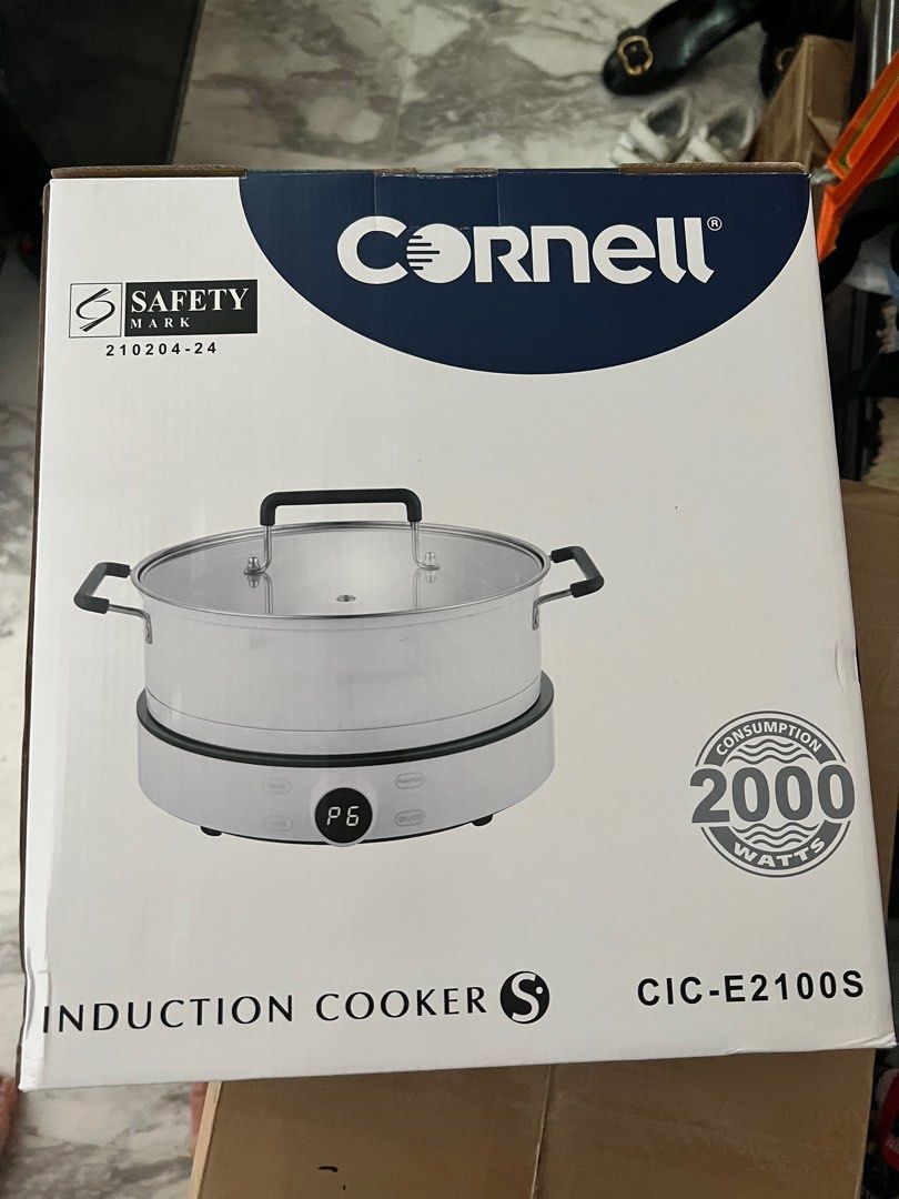 Cornell Induction Cooker 3L CIC-E2100S, TV & Home Appliances, Kitchen ...