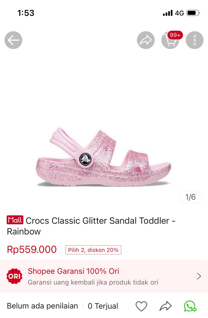 Crocs size c8 /24-25, Bayi & Anak, Baju Anak Perempuan, 1 hingga 3 ...