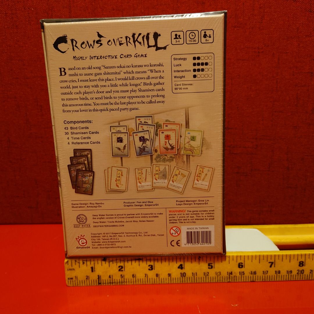 Crows Overkill board game, 興趣及遊戲, 玩具 & 遊戲類 - Carousell