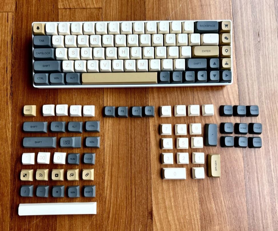 Custom Creamy 65% Mechanical Keyboard - Wireless, Computers & Tech ...