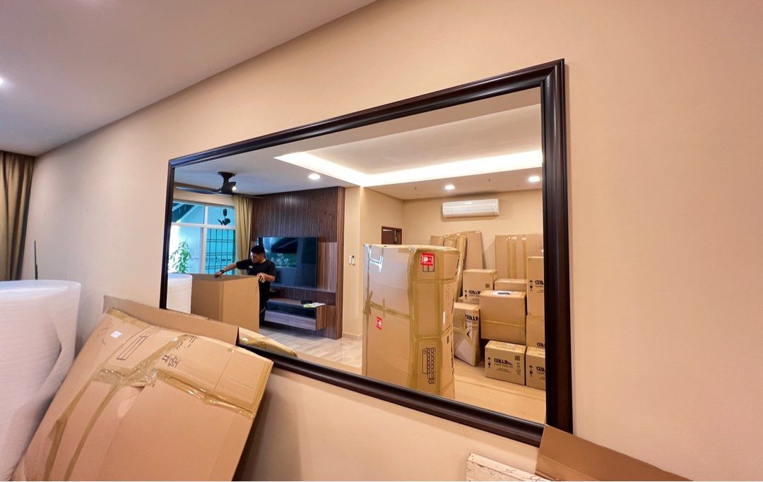 Custom made 8 by 4ft mirror, Furniture & Home Living, Home Decor ...