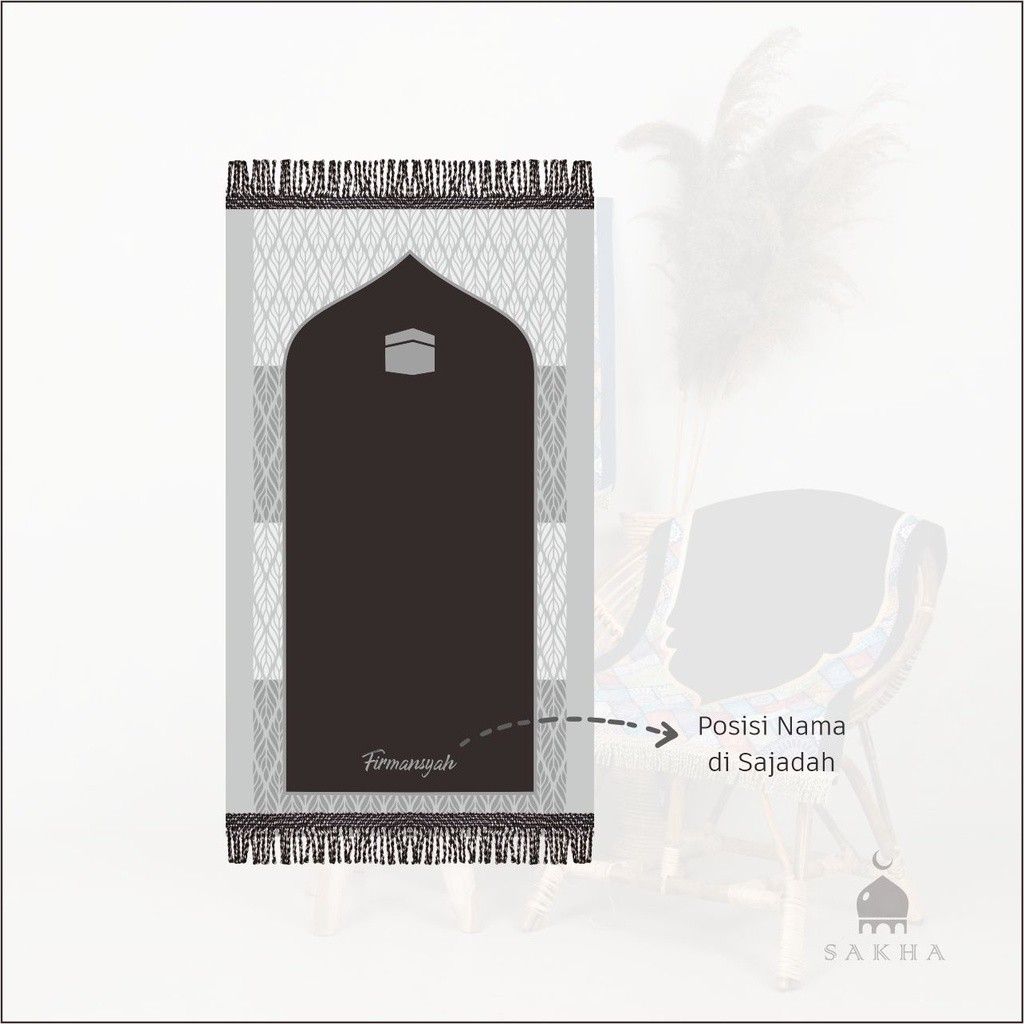 CUSTOMISED SEJADAH PRAYER MAT FOR HARI RAYA HAMPERS HARI RAYA FREE ADD ...