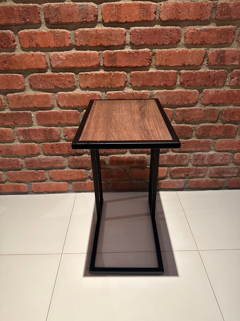 Dana Carry Side Table - Walnut, Furniture & Home Living, Furniture, Tables & Sets on Carousell