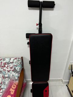 Decathlon workout bench, Sports Equipment, Exercise & Fitness, Weights ...