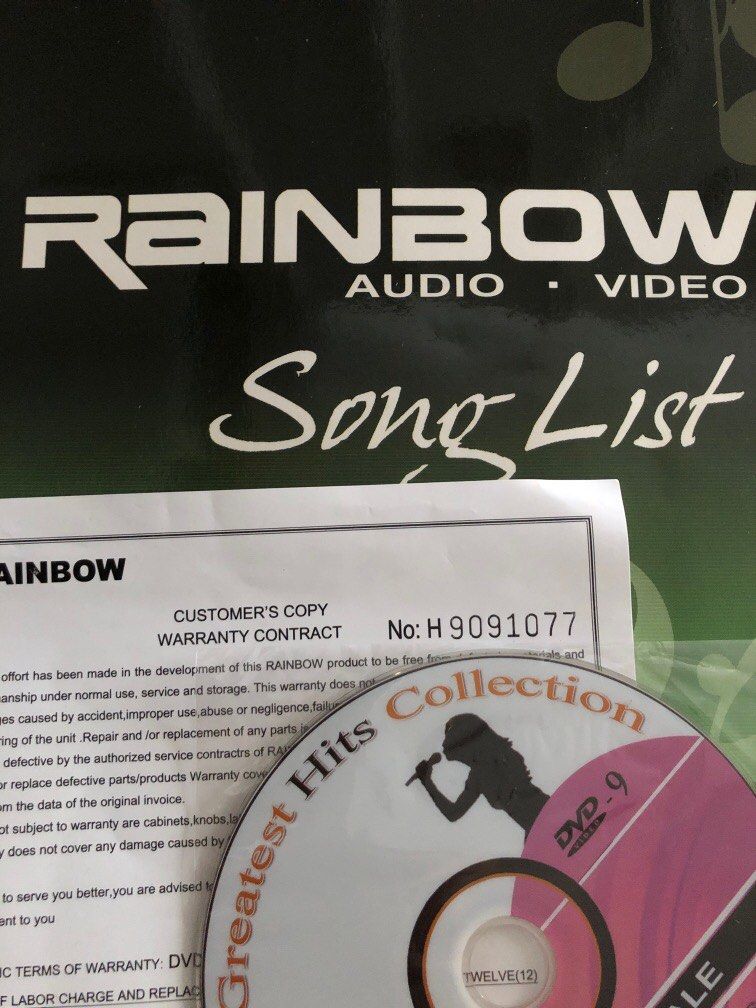 Decluttering Rainbow Dvd audio video on Carousell