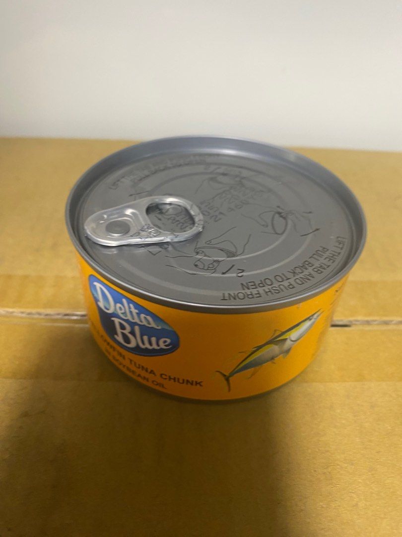 Delta Blue Tuna Chunk with soya oil 185g, Food & Drinks, Other Food ...