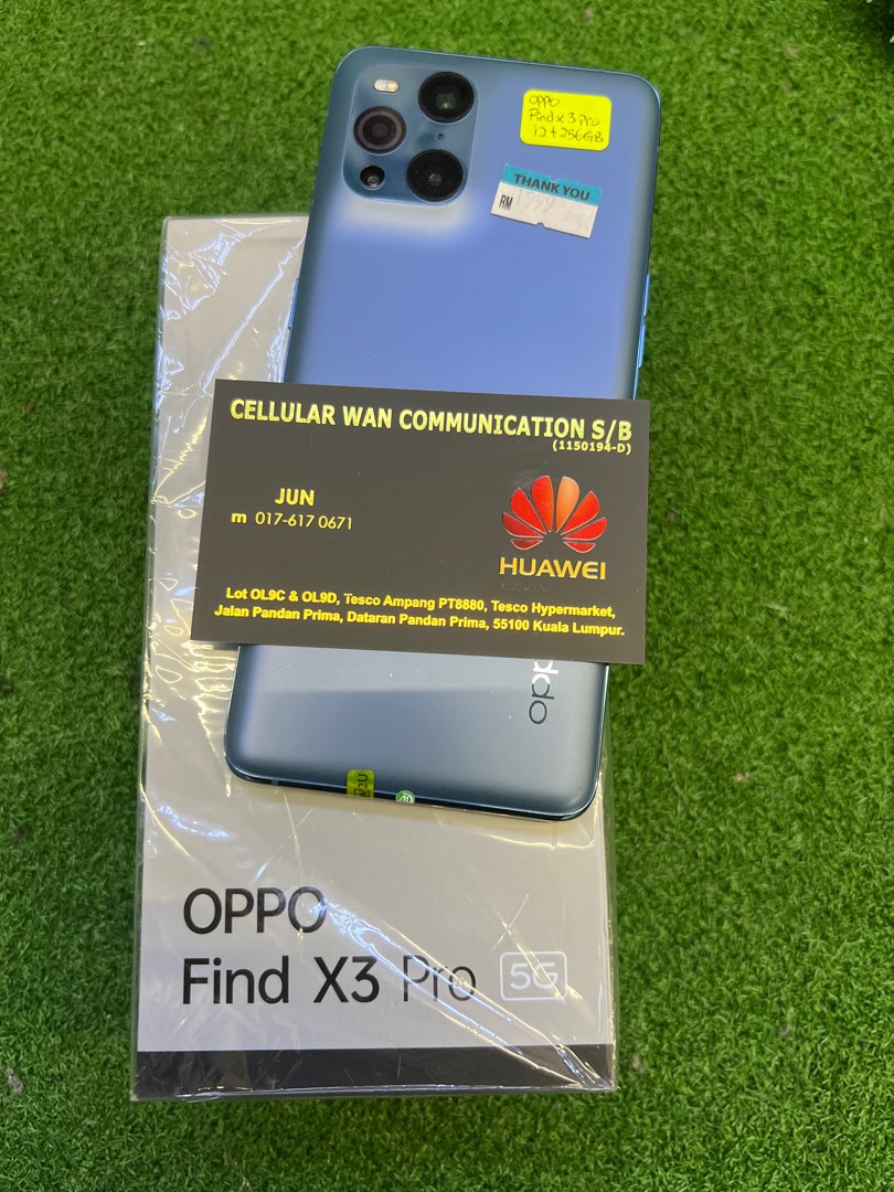 Demo set Oppo find x3 pro 12/256GB-100%Original malaysia set, Mobile ...