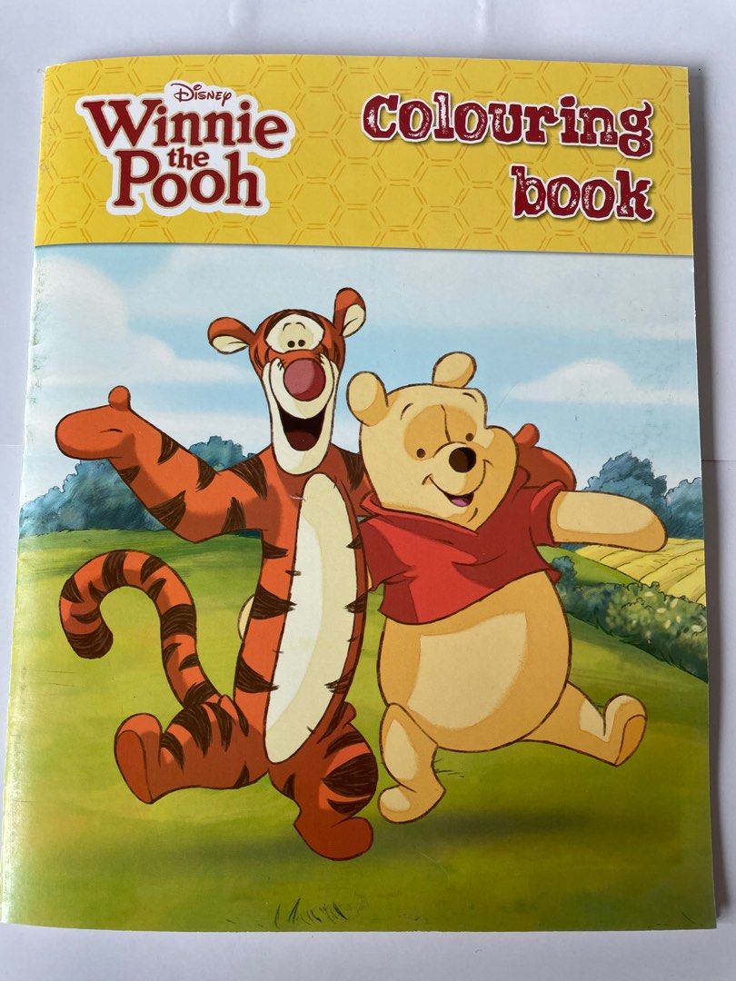 Disney Colouring Book - Winnie the Pooh; Crayola Color & Sticker - Star ...