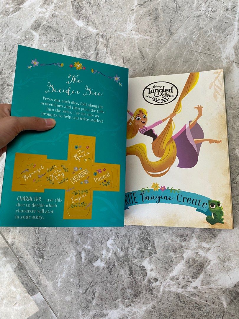 Disney Rapunzel write imagine create book, Hobbies & Toys, Books ...