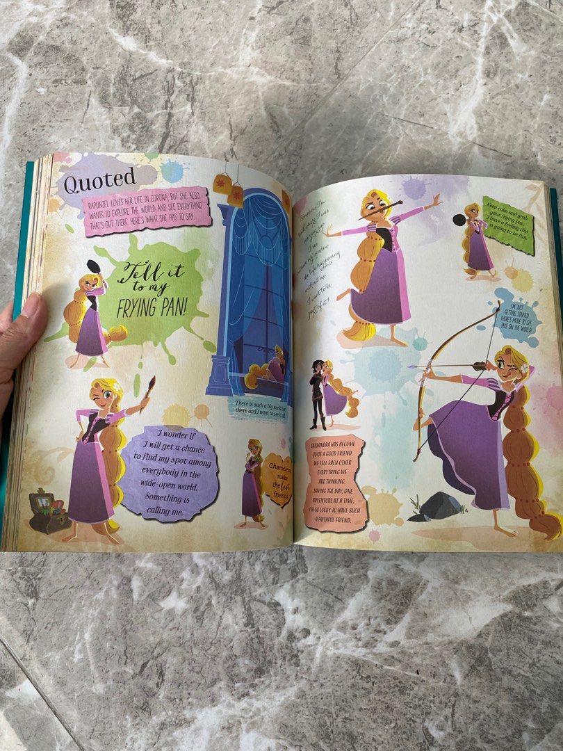 Disney Rapunzel write imagine create book, Hobbies & Toys, Books ...