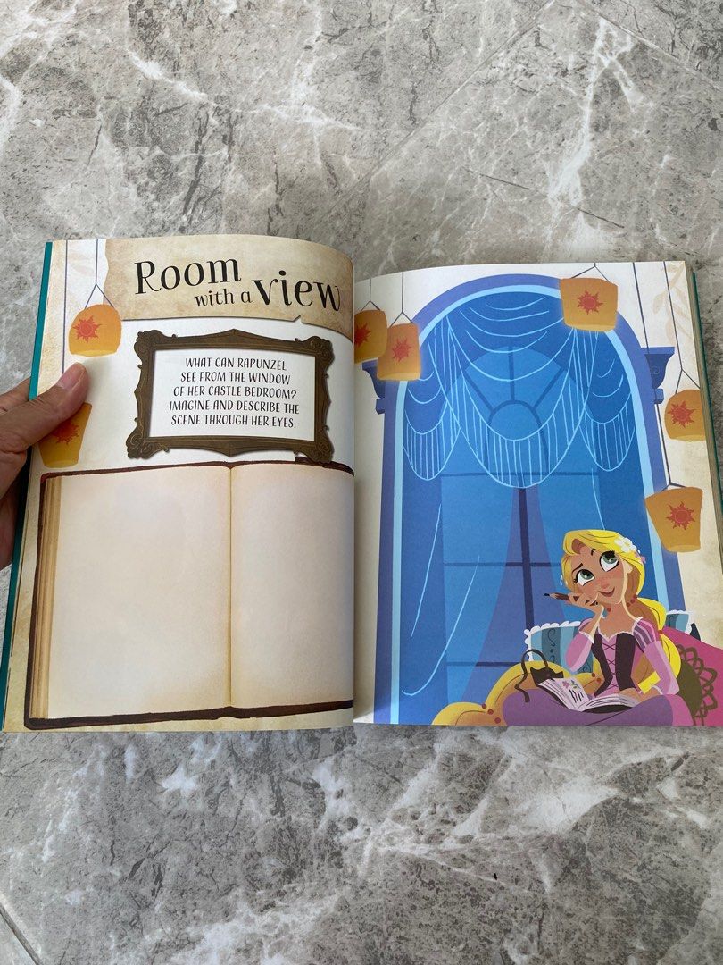 Disney Rapunzel write imagine create book, Hobbies & Toys, Books ...