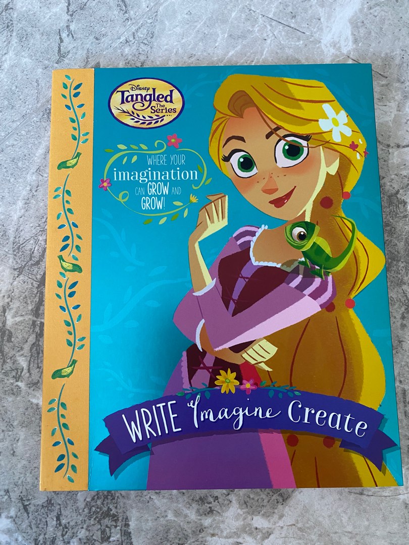 Disney Rapunzel write imagine create book, Hobbies & Toys, Books ...