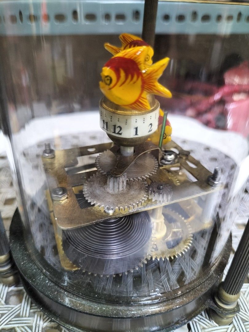 DMVS - Mechanical Animated Fish Clock, Furniture & Home Living, Home ...