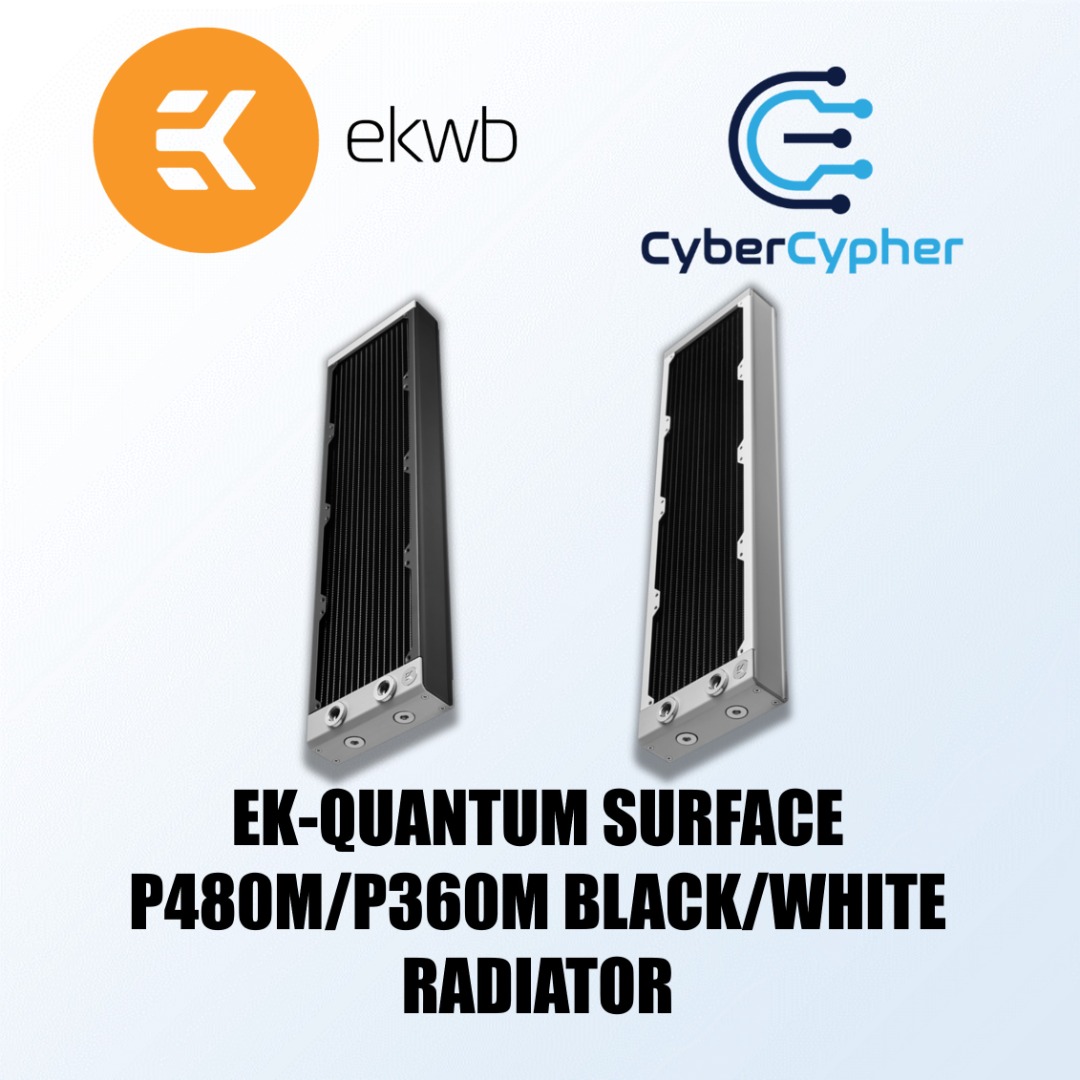 EK-QUANTUM SURFACE P480M/P360M BLACK/WHITE RADIATOR, Computers & Tech ...