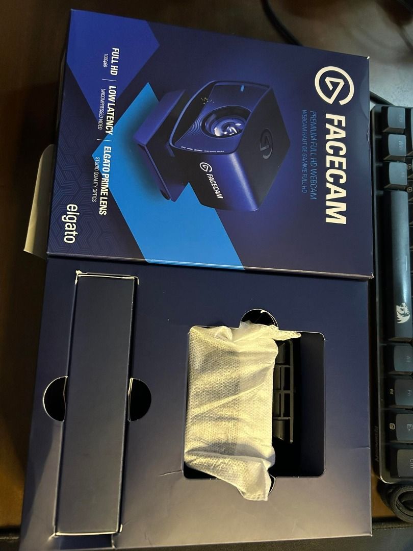 Elgato Facecam V1 1080p 60fps Webcam COMPLETE BOX, Computers & Tech ...